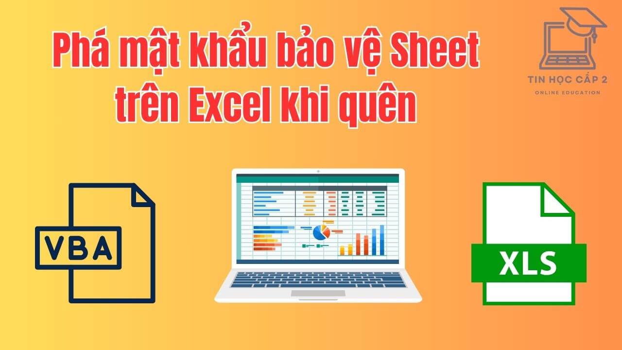 Hướng dẫn phá mật khẩu bảo vệ Sheet trên Excel khi bị quên - Tin học cấp 2