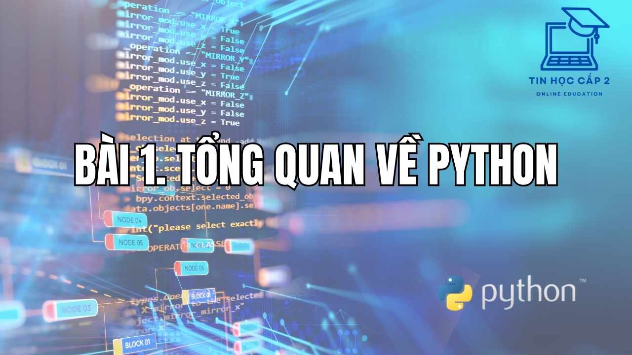 Bài 1. Tổng quan về Python - Tin học cấp 2